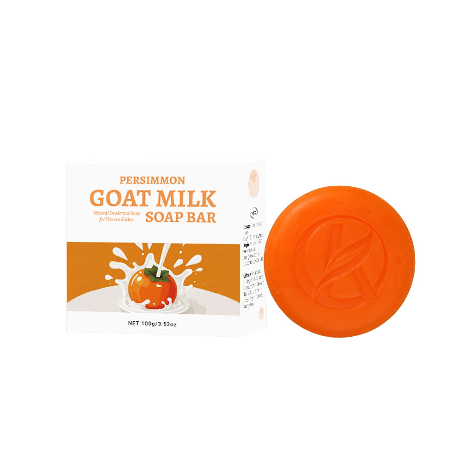 Handmade Persimmon Soap Bar, Natural Deodorizing and Deep Cleansing for ...