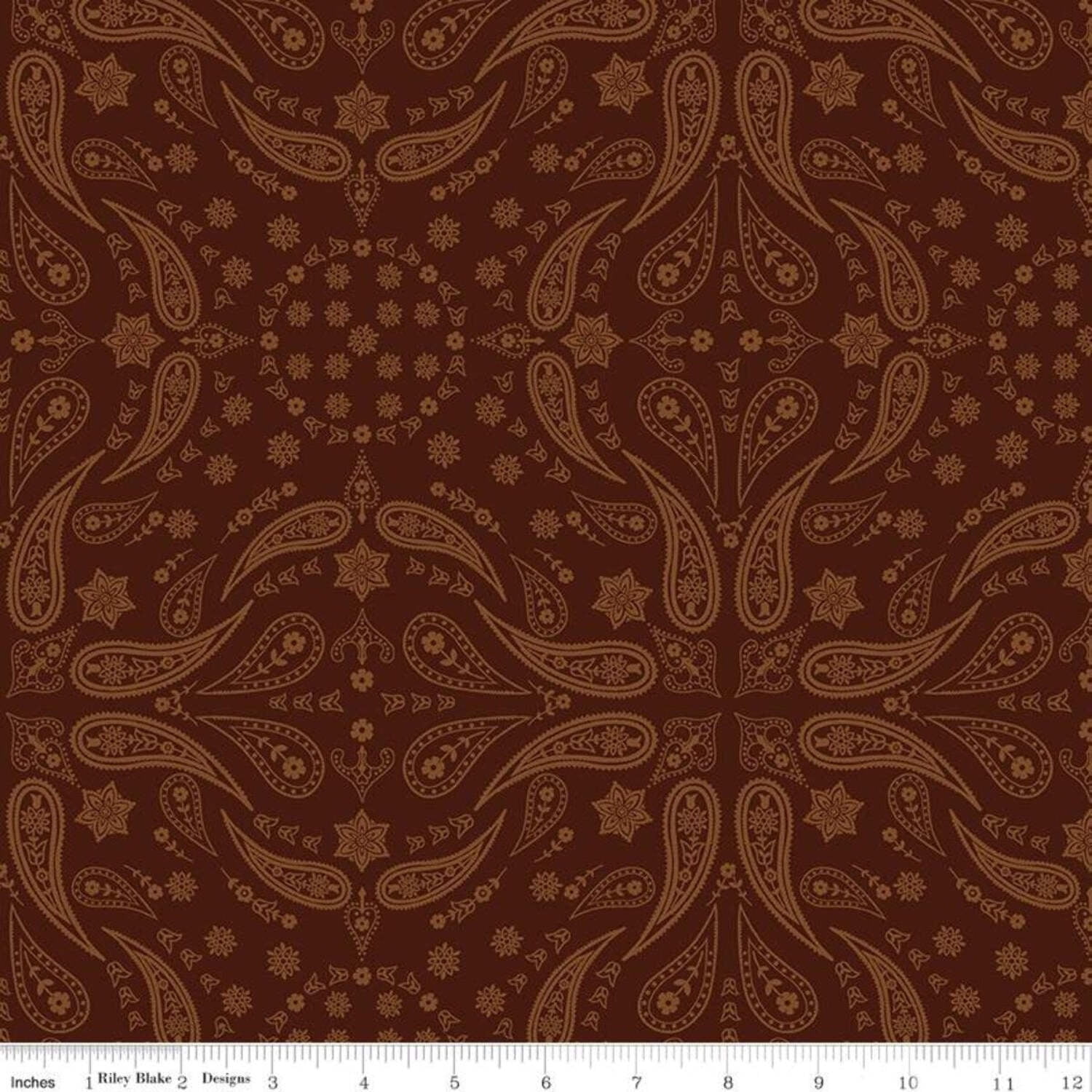 Handmade Placemat Or Table Runner Back of the Chutes Bandana Chestnut ...