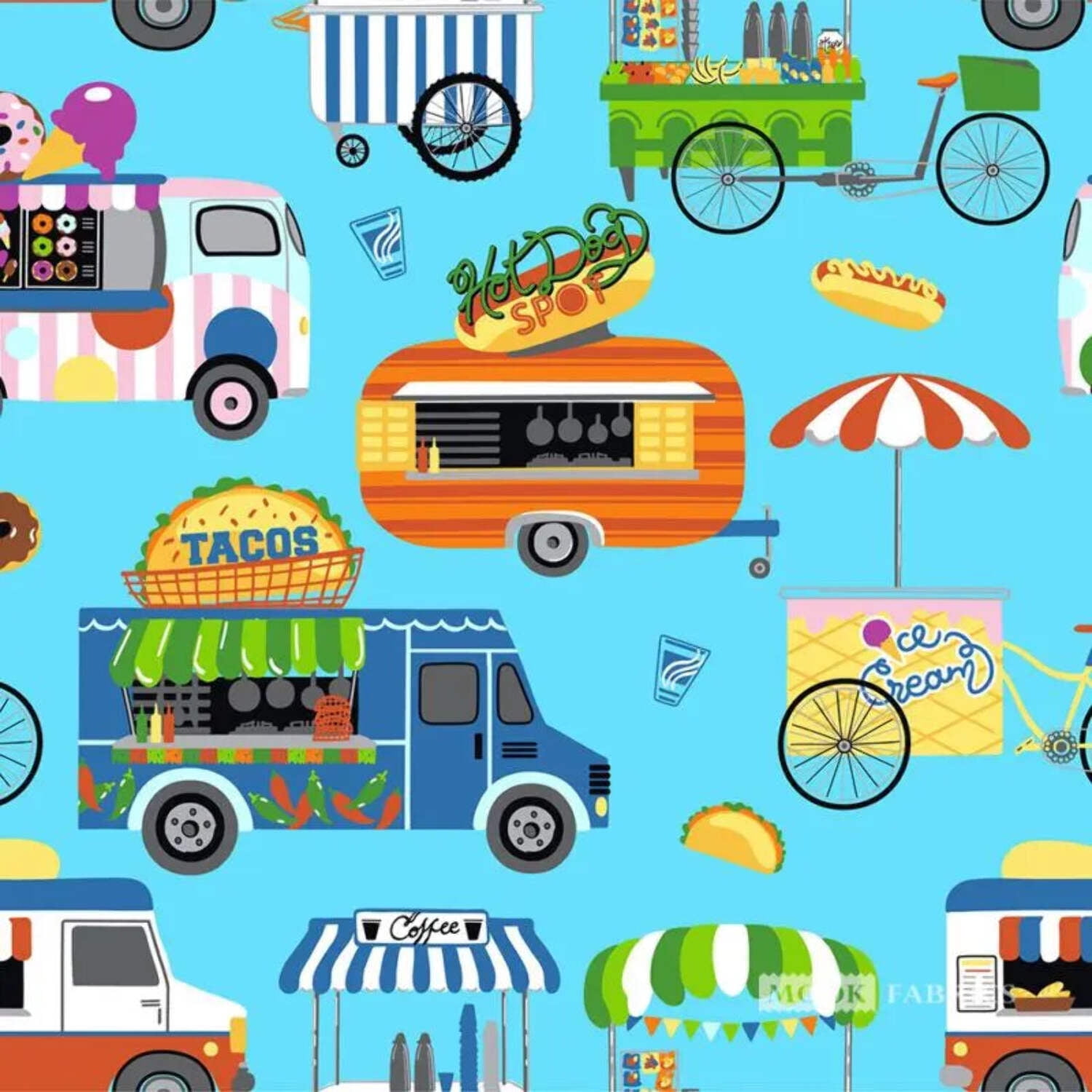 Handmade Placemat Or Table Runner Lollies Snacks It's Snack Time ...