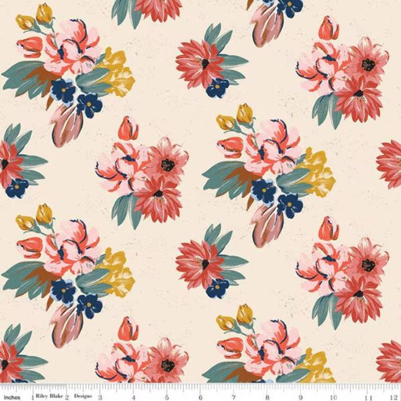 Handmade Placemat Or Table Runner Wild Rose Floral Cream - Walmart.com