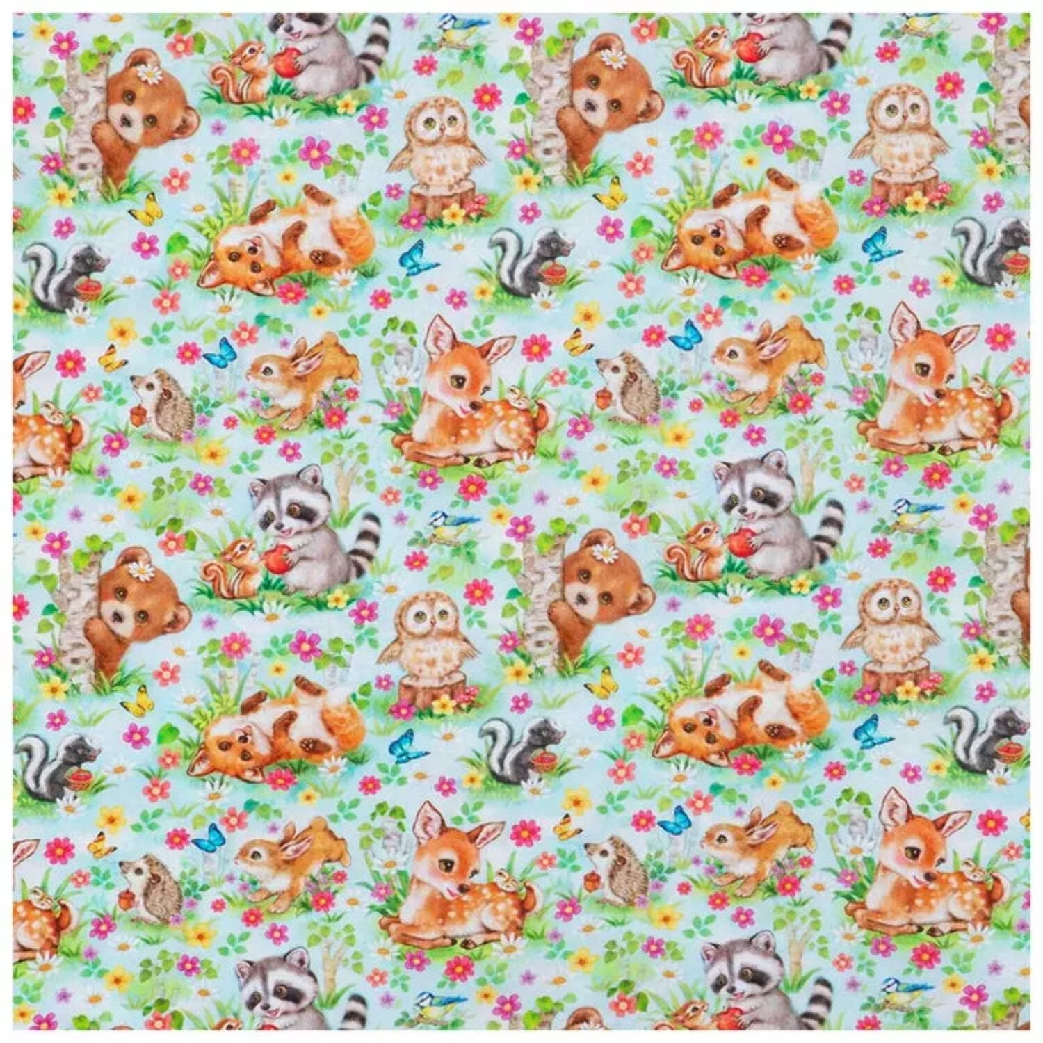 Handmade Placemat Or Table Runner Woodland Cuties Calico - Walmart.com