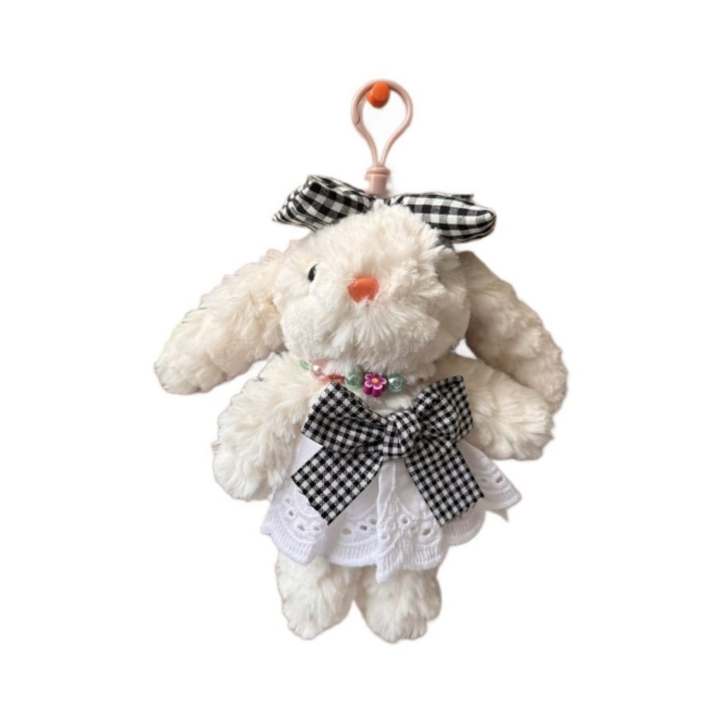 Handmade Plush Rabbits Keyring Fashionable Rabbit Plush Key Rings Soft ...