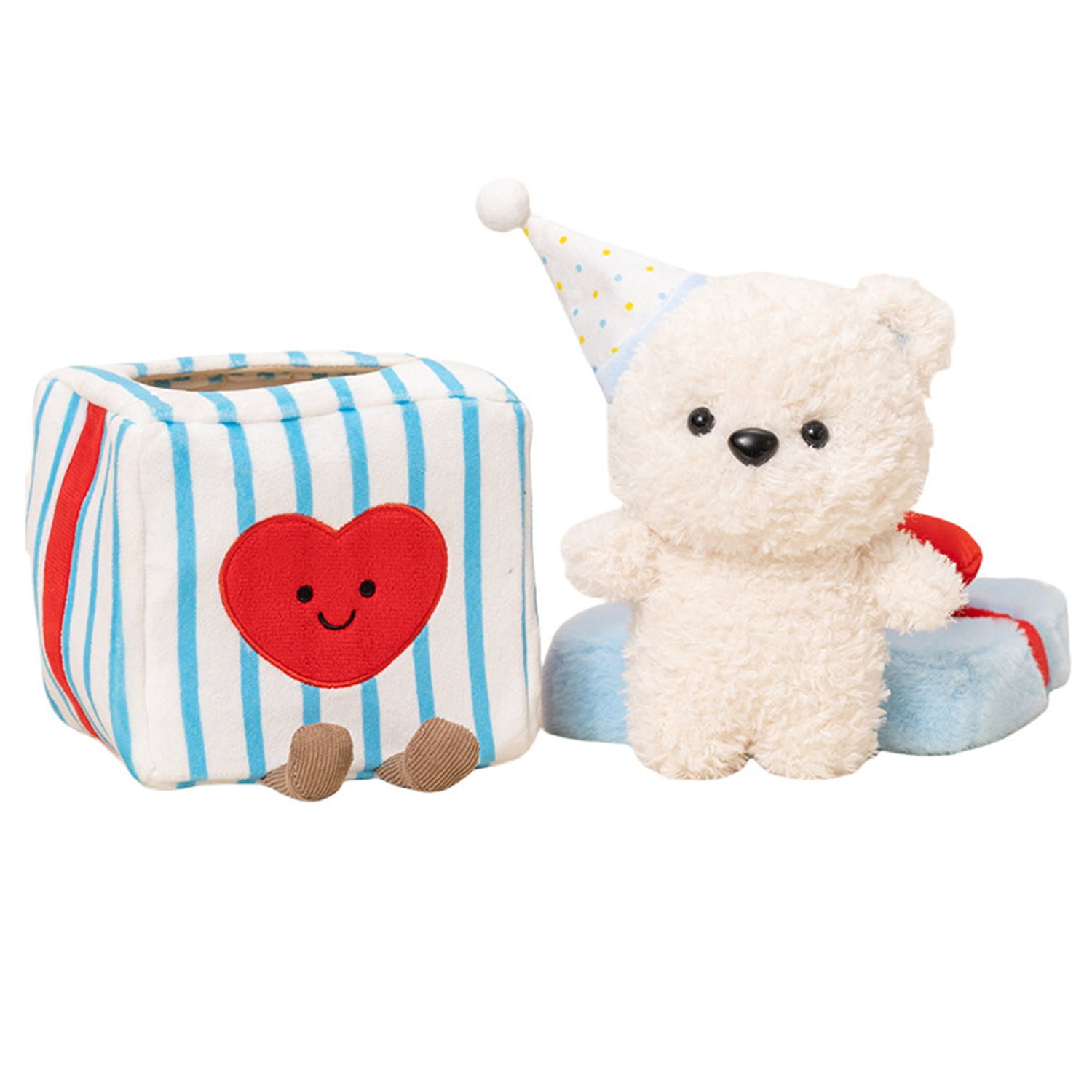 Handmade Plush Teddy Bears in Box – 8-Inch My Worry Bear in a Box ...