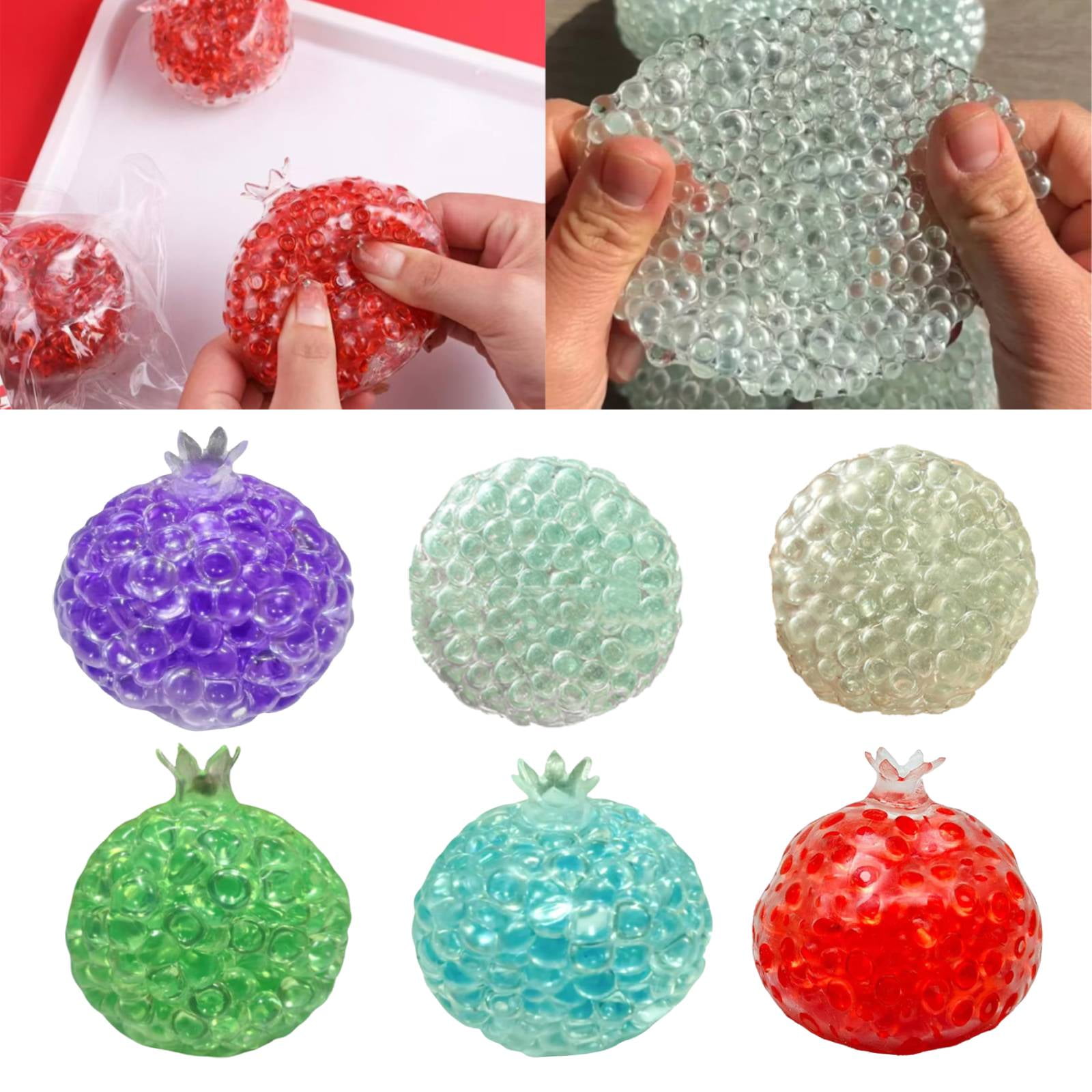 Handmade Pressure Relief Balls Squish Balls Squishy Fidget Toys Stress ...