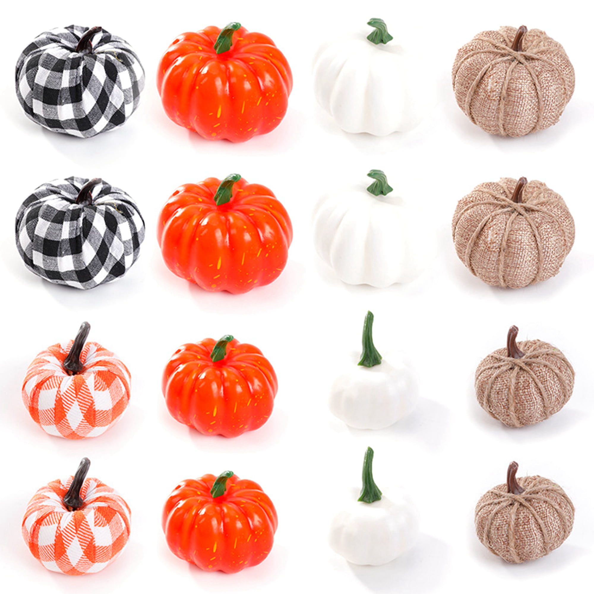 Handmade Pumpkins Halloween Thanksgiving Decorations Simulation Woolen ...