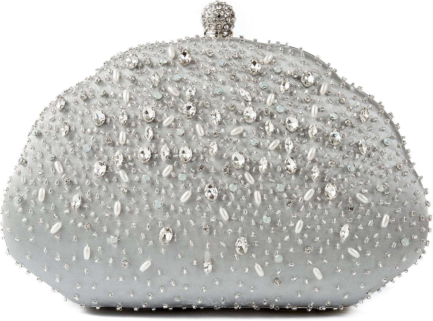 Handmade Rhinestone Clutch Purses for Women Top-handle Evening Bag ...