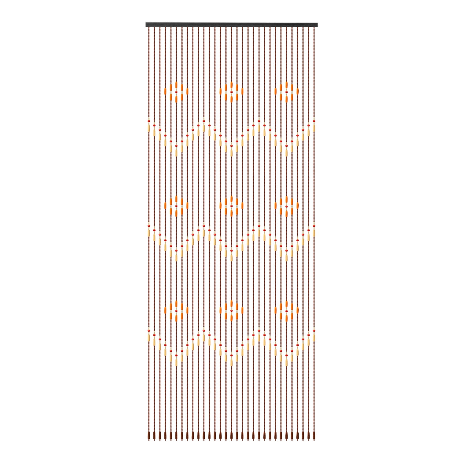 Handmade Room Divider, 90x220cm Wood and Bamboo Material with Wooden ...