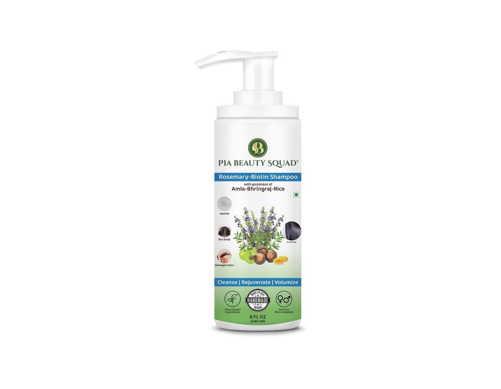 Handmade Rosemary Shampoo with Amla | Bhringraj | Rice | Aritha |Biotin ...
