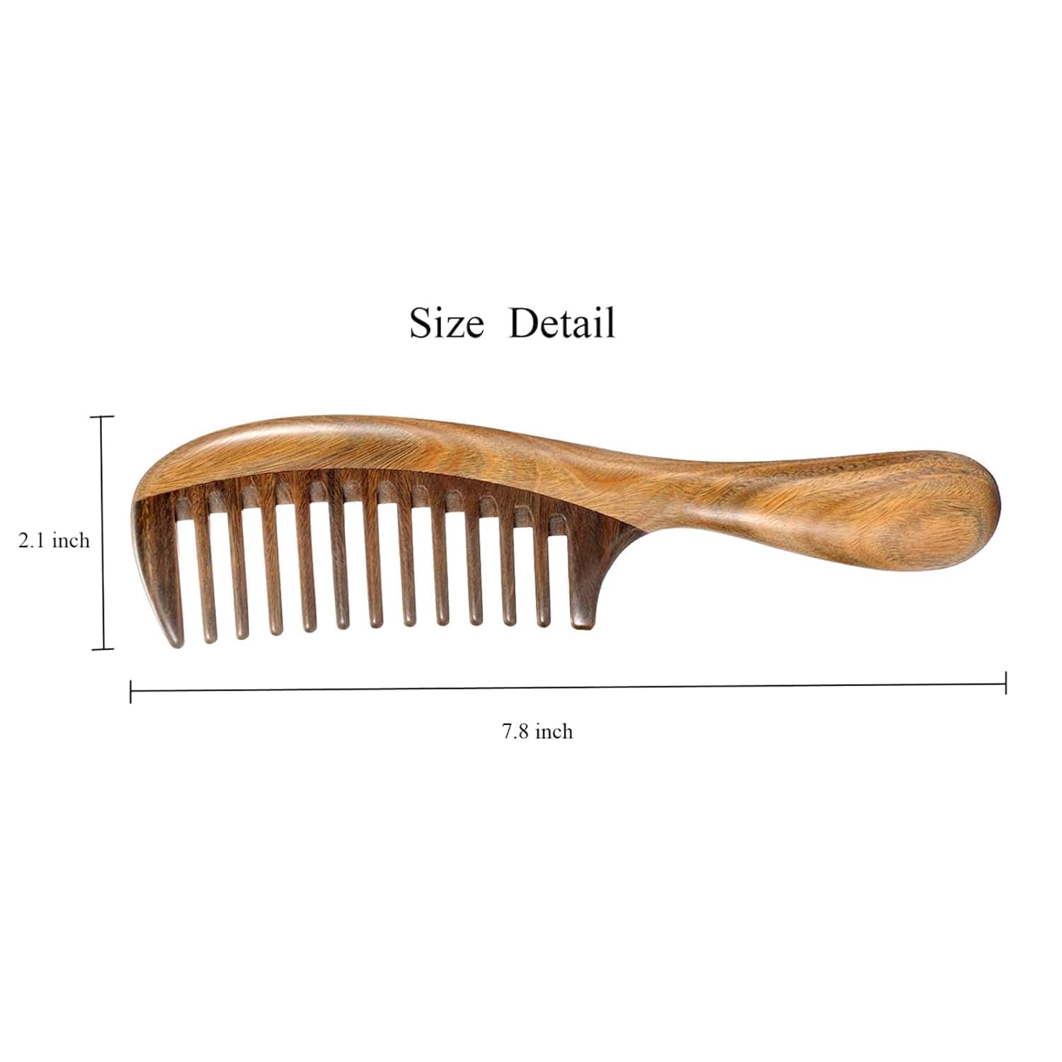 Handmade Rosewood Comb for Men & Women | Natural Wooden Hair Comb ...