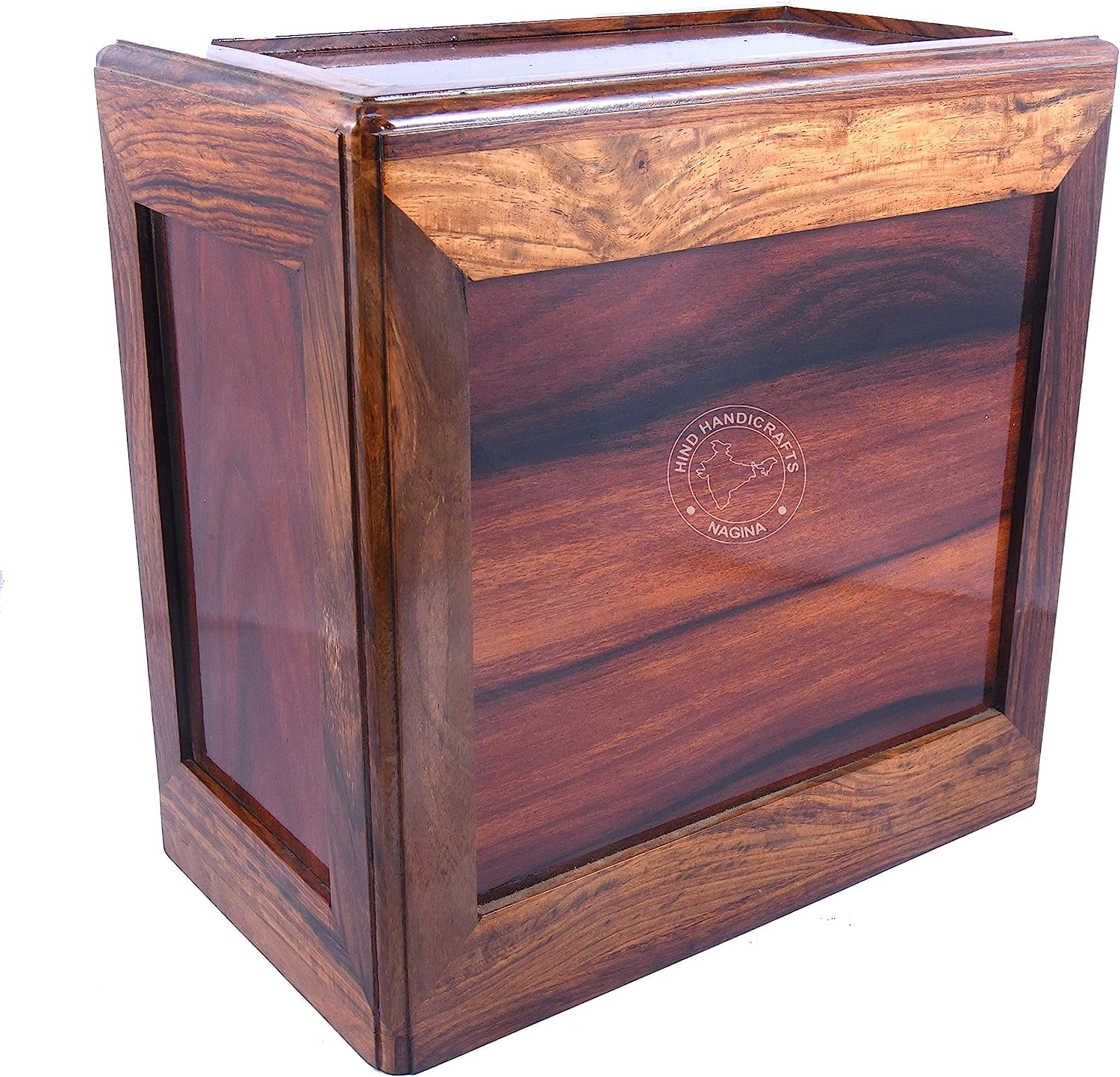 Handmade Rosewood Wooden Urns for Human Ashes Adult Large - Wooden Box ...