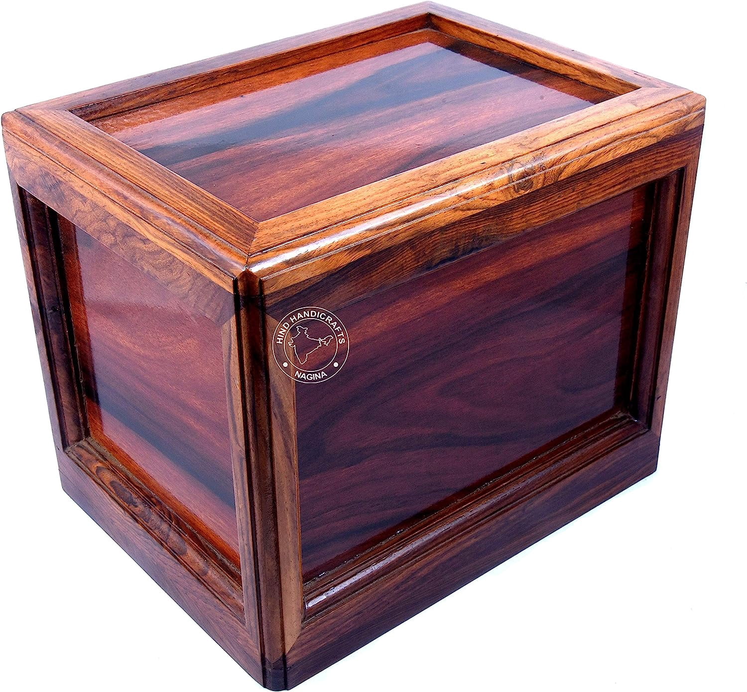 Handmade Rosewood Wooden Urns for Human Ashes Adult Large - Wooden Box ...
