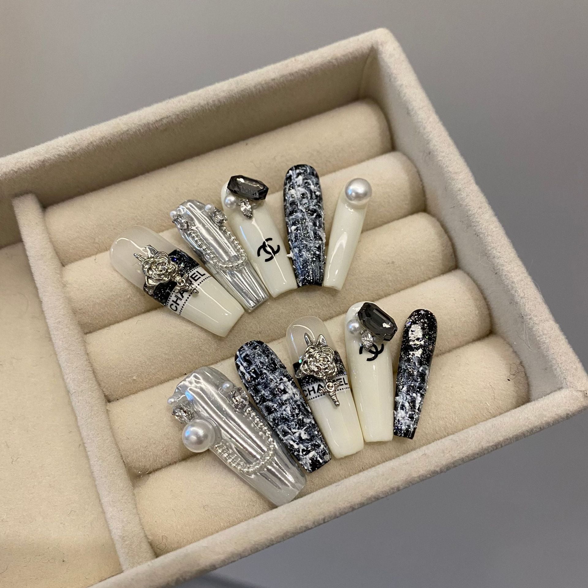 Handmade Rustic French Style Versatile Luxury Extra Long Ladder Nail ...