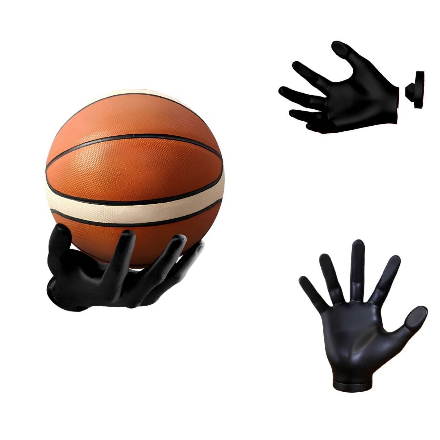Handmade Safety Wall Mounted Basketball Display Stand Hand Shaped Ball ...