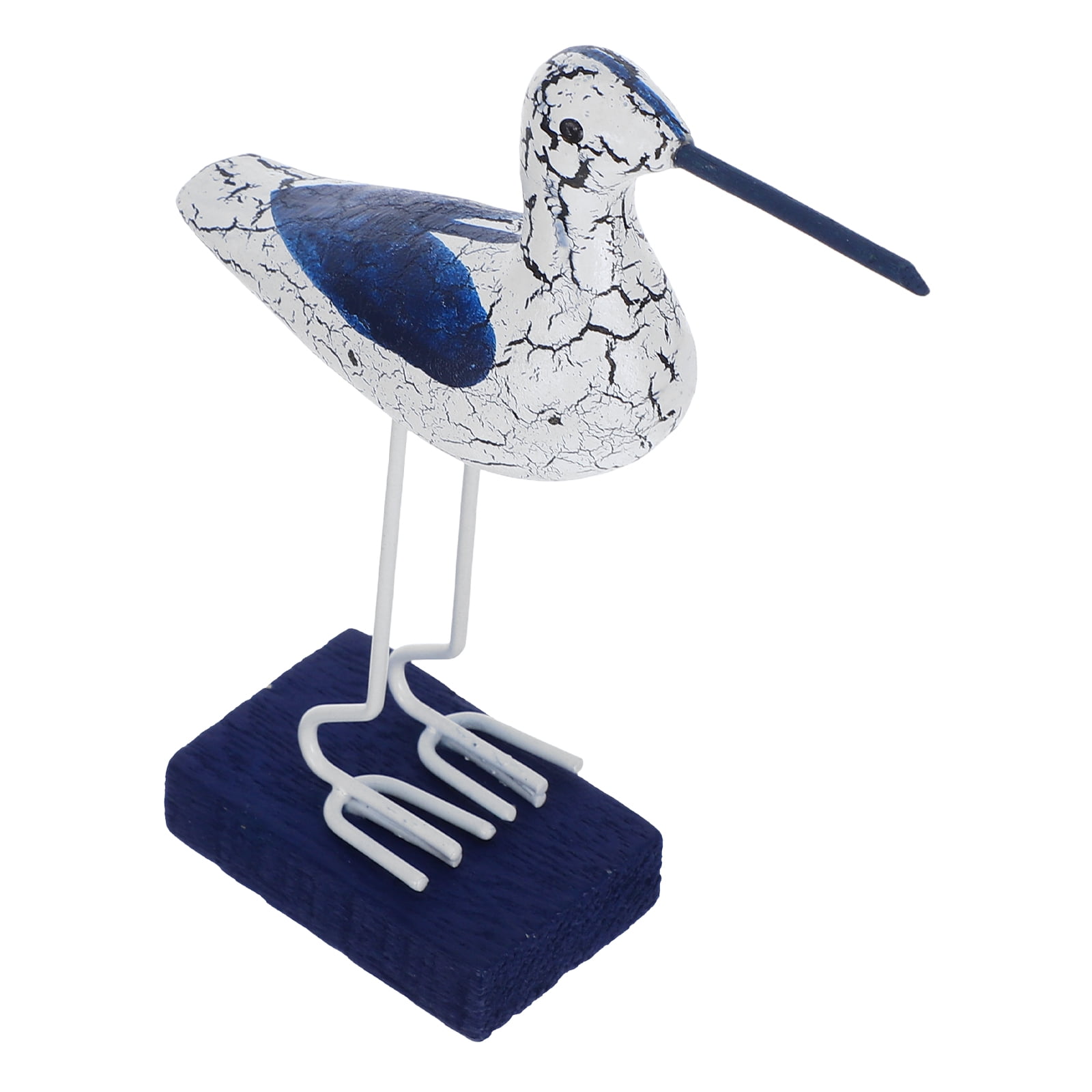 Handmade Sea Bird Figurine Statue Beach Coastal Home Decor Seagull ...