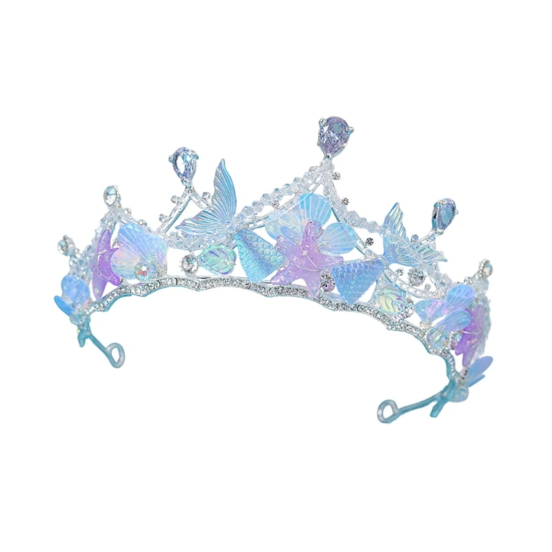 Handmade Sea Shell Star Fish Crown Headband for Ocean Themed Costume ...