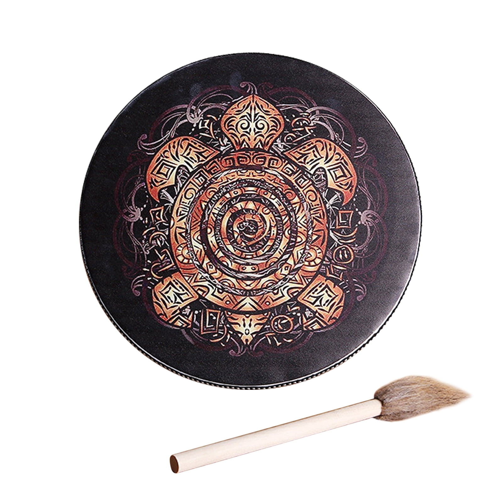 Handmade Siberian Shamanic Drums Spirit Music Drum with Drumstick Bass ...