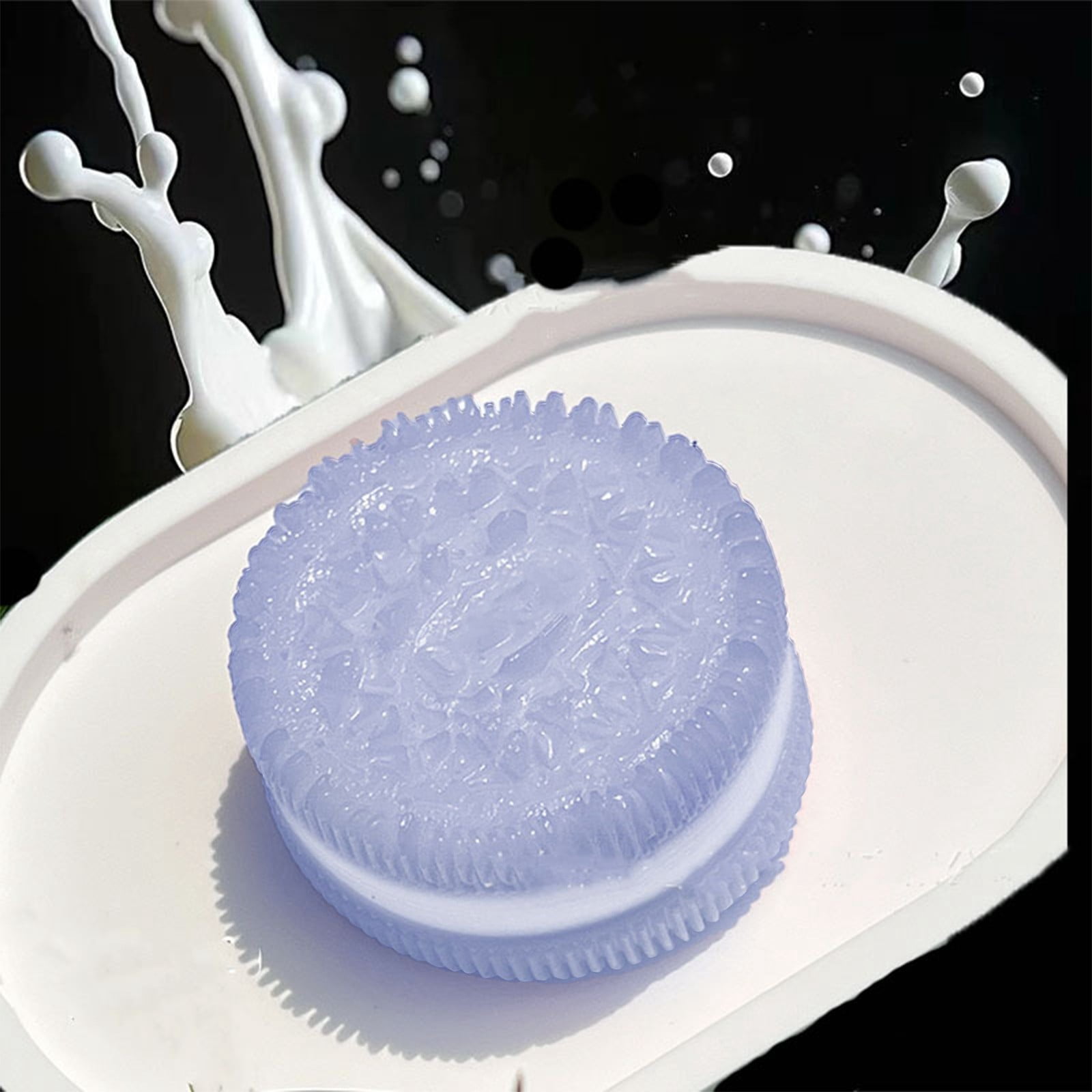 Handmade Silicone Stress Relief Oreo Squishy Toy Taba Squishy Dessert ...