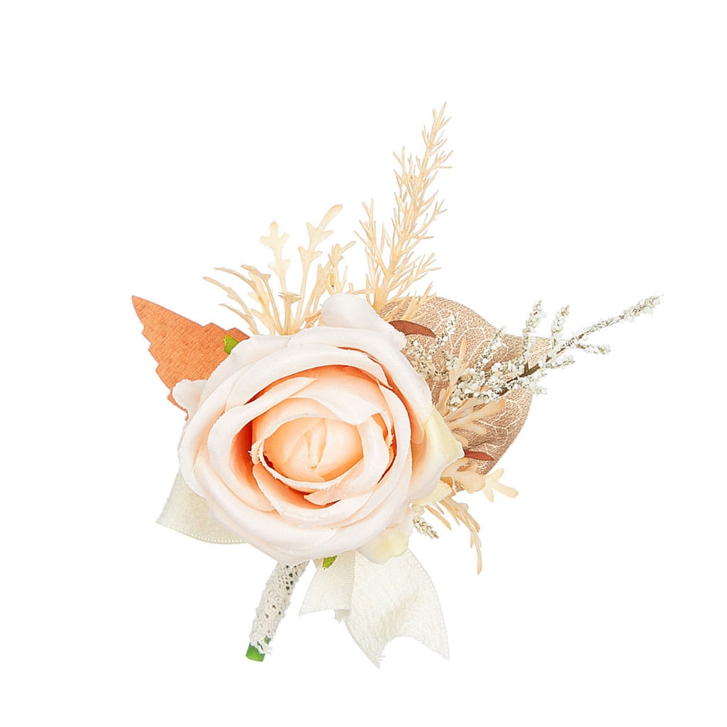 Handmade Silk Flower Badges Bouquet for Bridal Decoration in Weddings ...