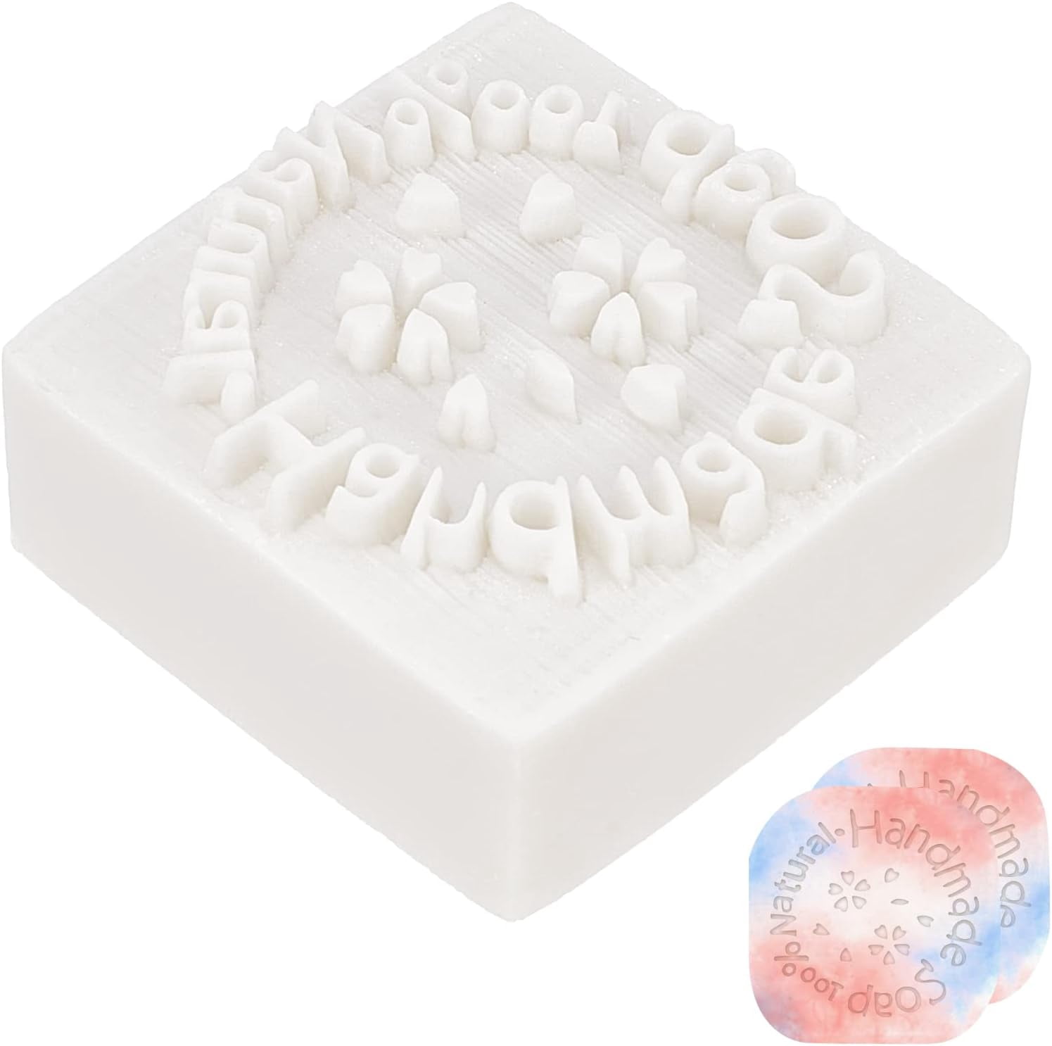 Handmade Soap Stamp Cherry Blossom Resin Soap Stamp Letter Soap Chapter ...