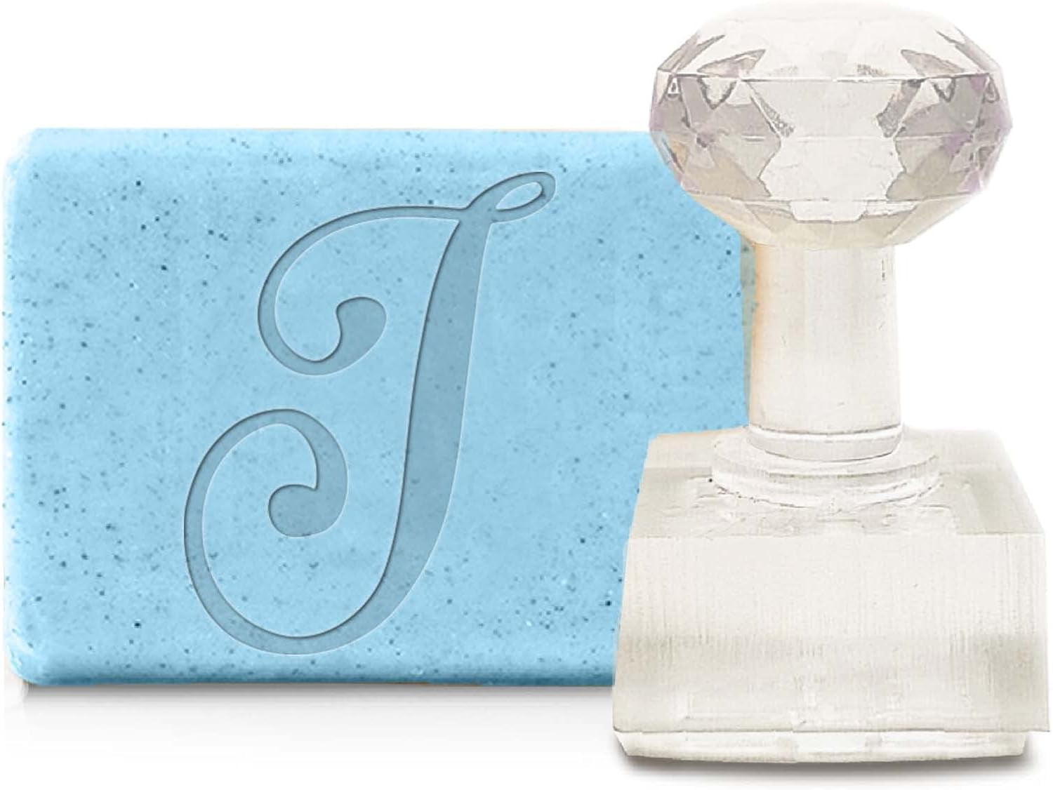 Handmade Soap Stamp Letter J DIY Acrylic Stamp Soap Letter Embossing ...