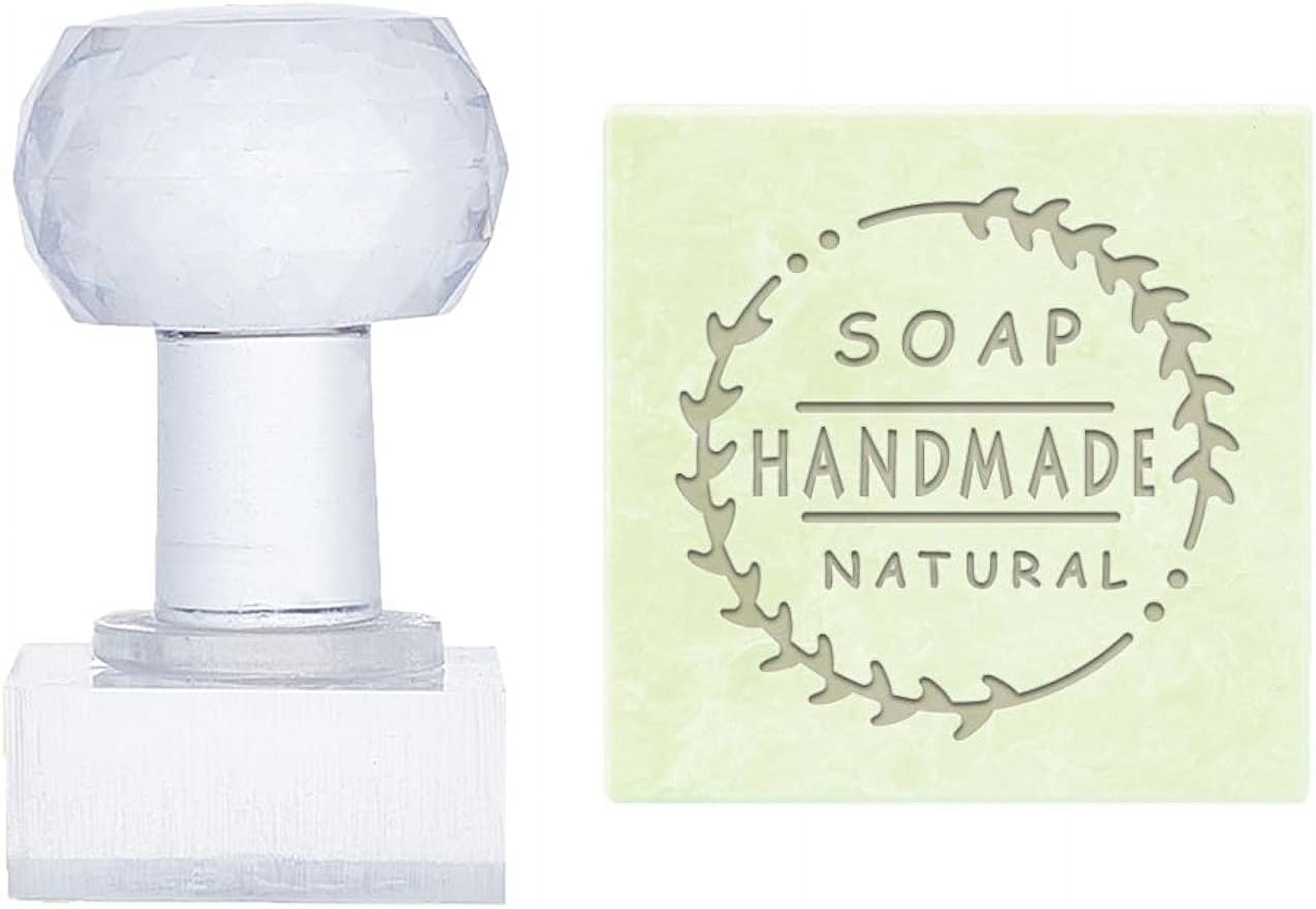 Handmade Soap Stamp Letter Stamping Mold Imprint Stamp 1.3 Inch Square ...