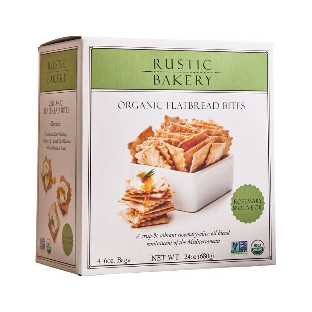 Handmade Sourdough Flatbread Cracker Bites - Rosemary & Olive Oil ...