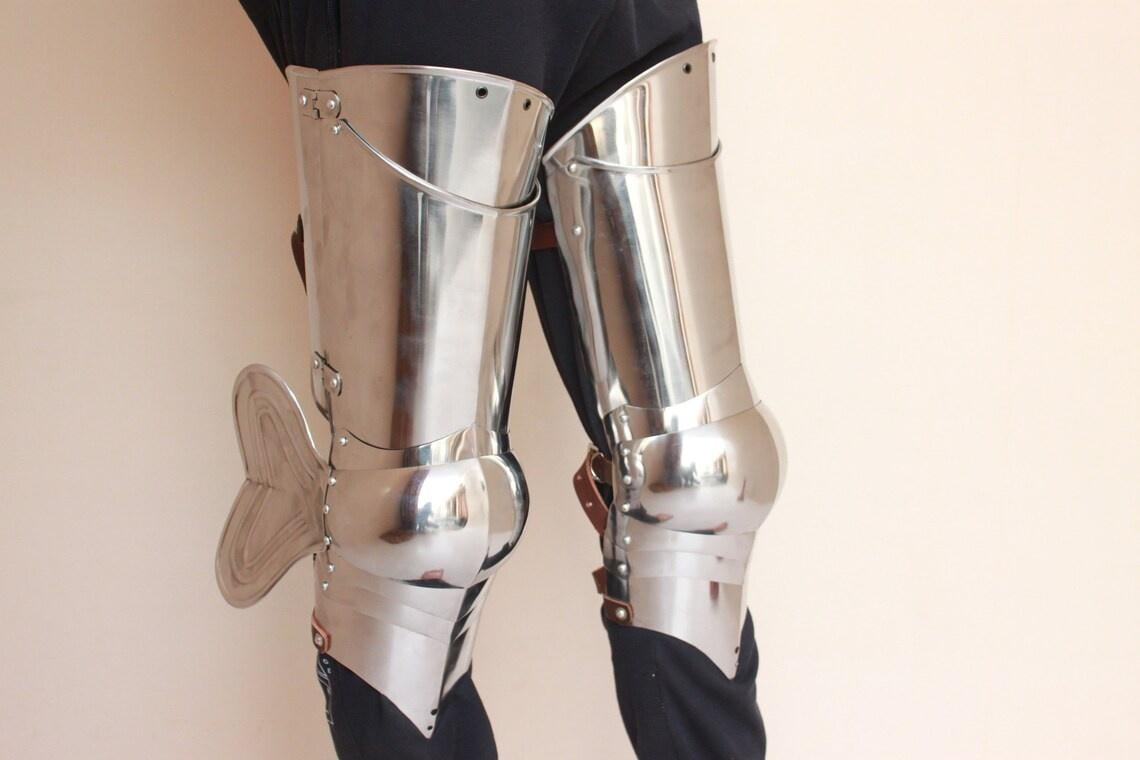 Handmade Steel Upper Thigh Guard LARP SCA Armour - Walmart.com