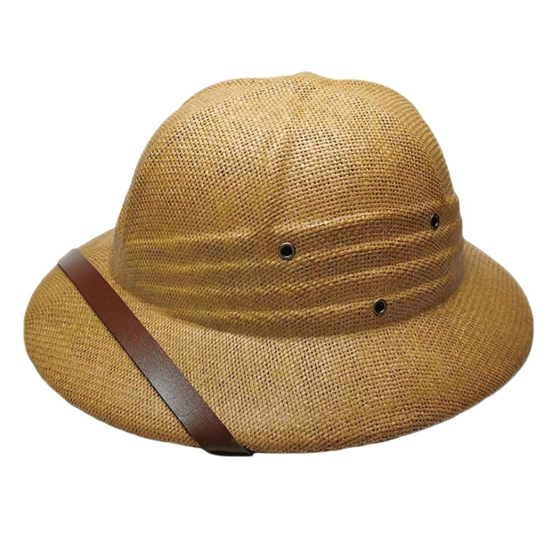 Handmade Straw Hat Elegant PU Belt Decorated Sun Hat for Women Party ...