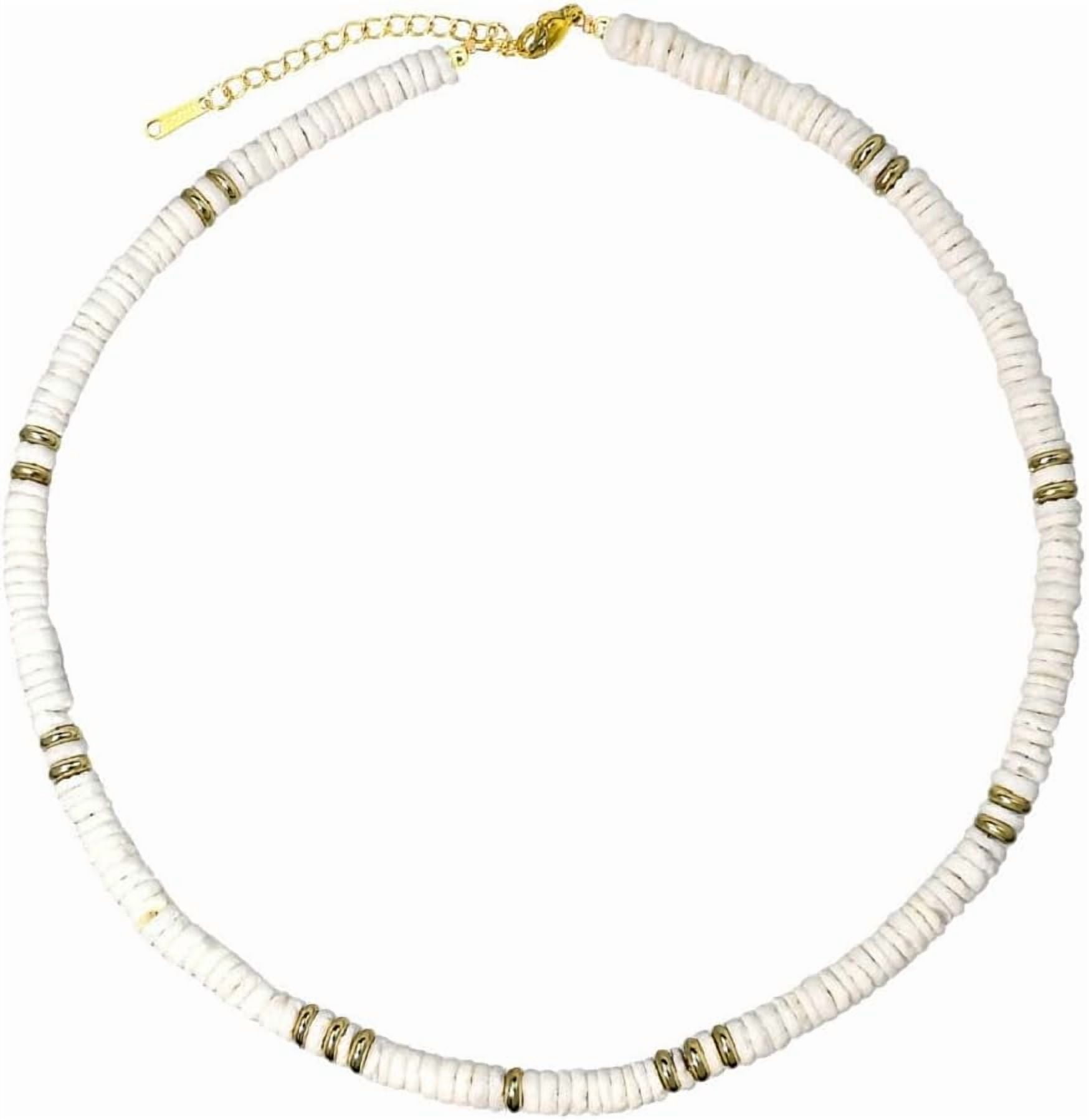 Handmade Summer Beach Puka Shell Conch Choker Necklace Necklaces ...