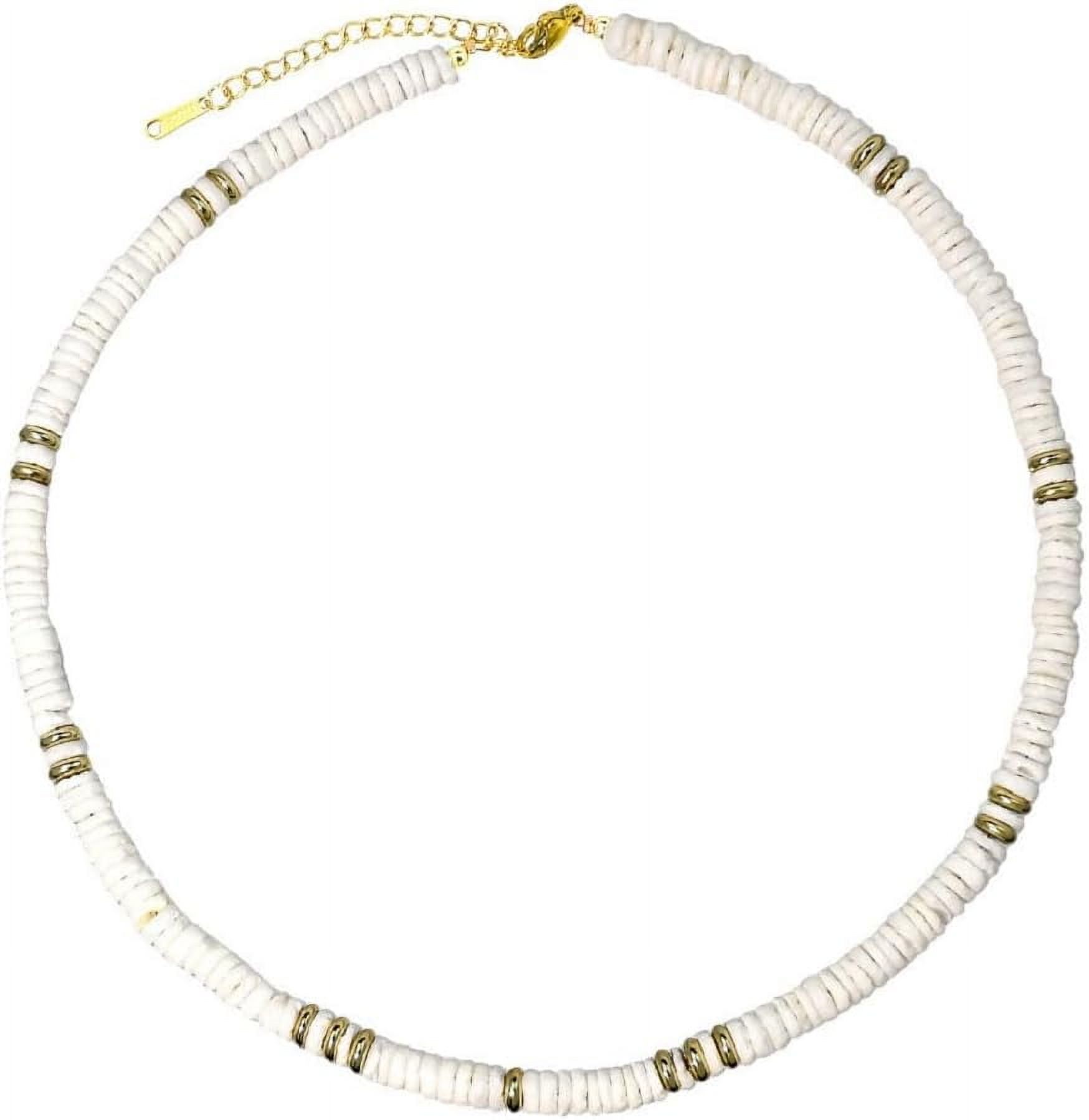 Handmade Summer Beach Puka Shell Conch Choker Necklace Necklaces ...