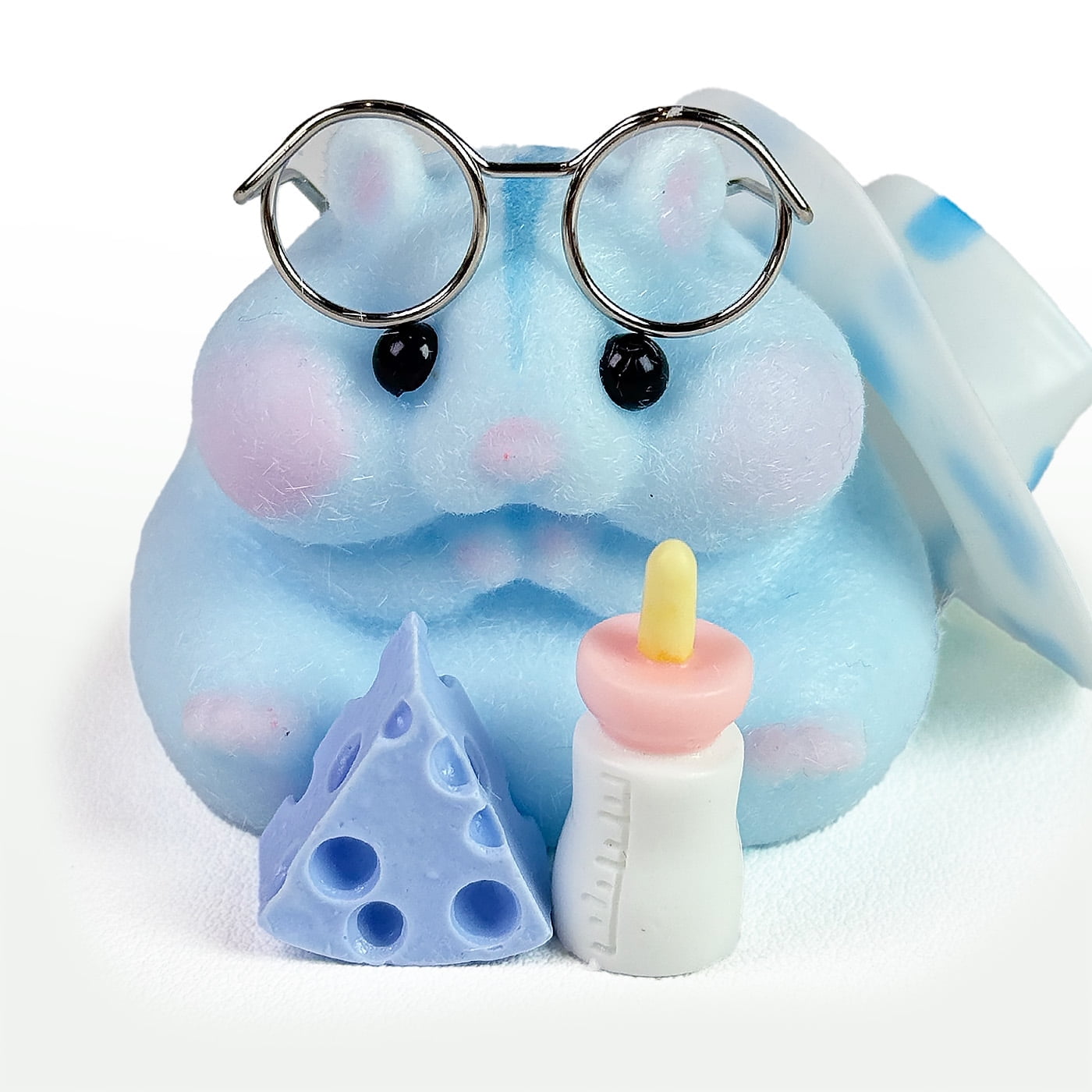 Handmade Taba Squishy Hamster Toy, Soft Silicone Mochi Fidget Toy, Cute ...