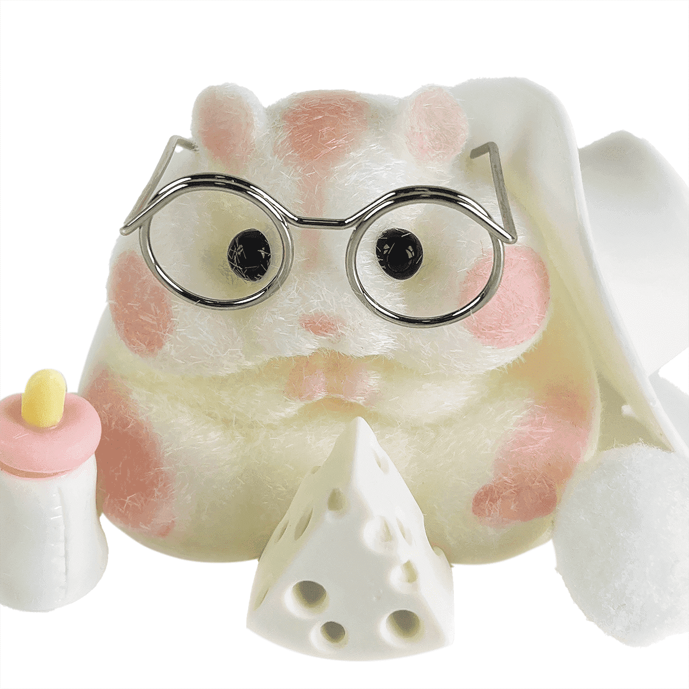 Handmade Taba Squishy Hamster Toy, Soft Silicone Mochi Fidget Toy, Cute ...