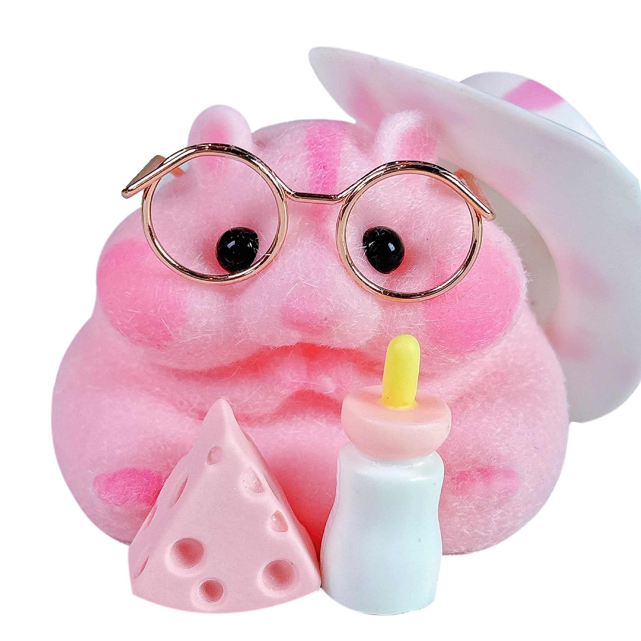 Handmade Taba Squishy Hamster Toy, Soft Silicone Mochi Fidget Toy, Cute ...