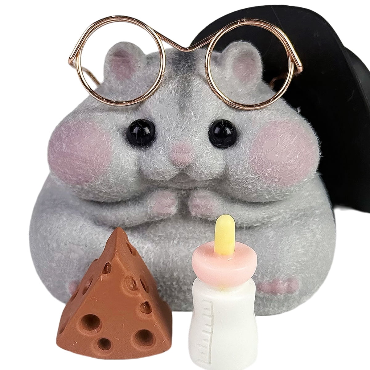 Handmade Taba Squishy Hamster Toy, Soft Silicone Mochi Fidget Toy, Cute ...