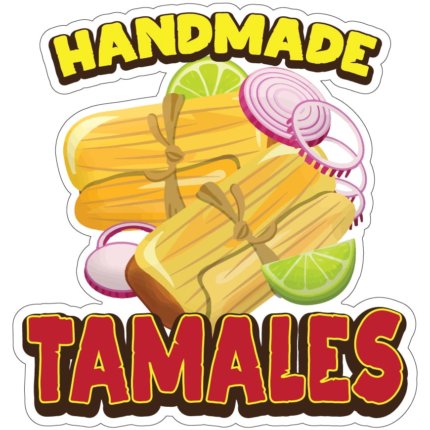 Handmade Tamales 8" Decal Concession Stand Food Truck Sticker - Walmart.com