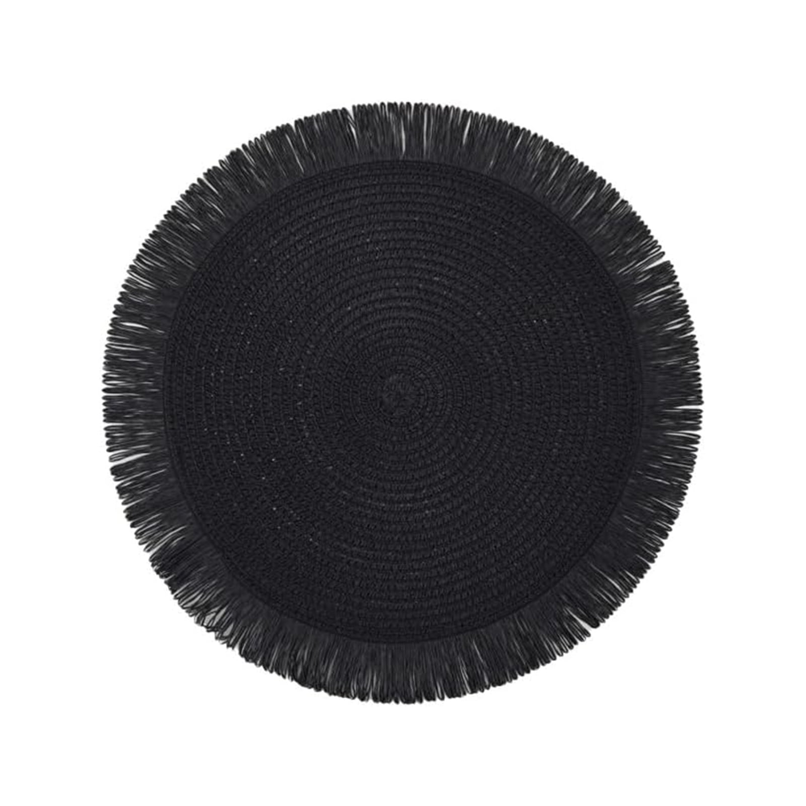 Handmade Tasseled Edge Whiskers Paper Woven Placemats Plate Mats Dining ...