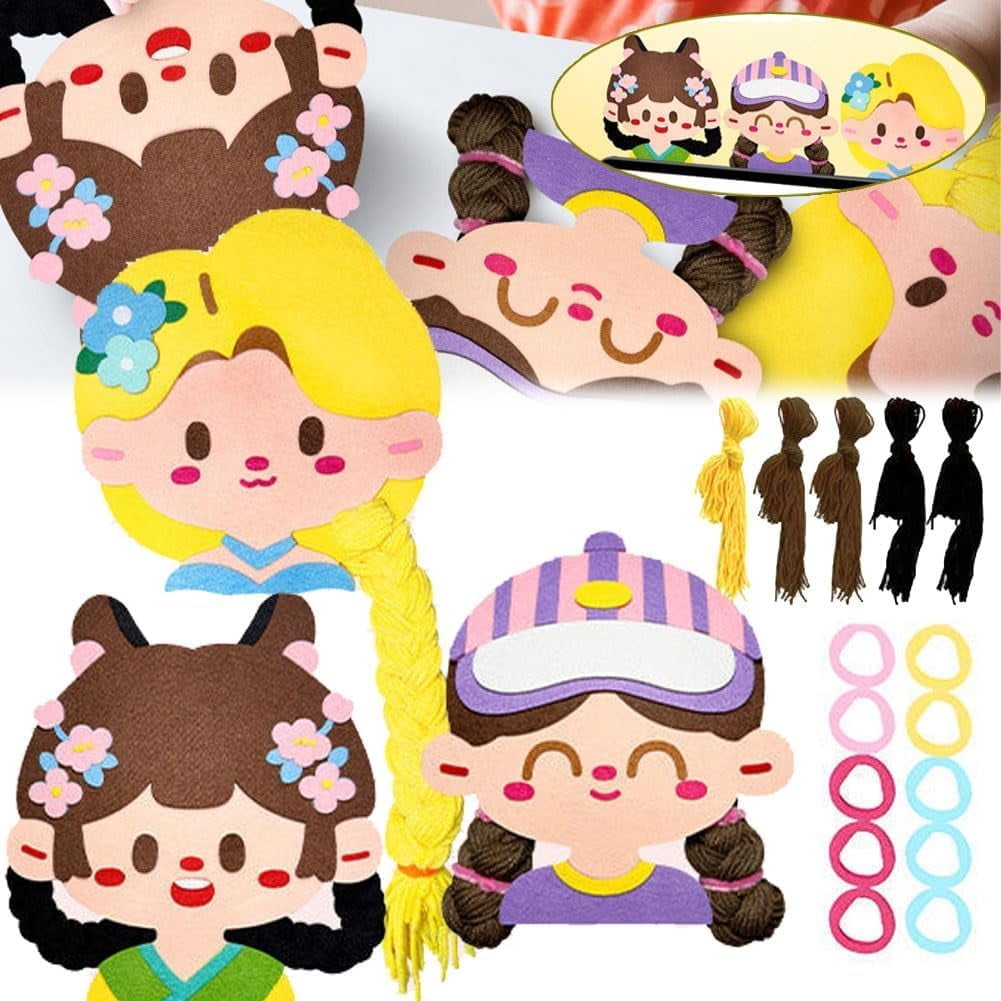 Handmade Teaching Materials Package, DIY Braided Hairstyle Craft Kit ...