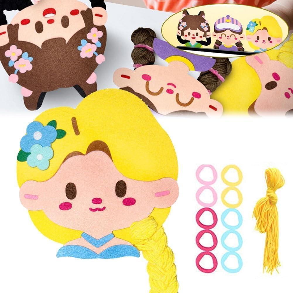 Handmade Teaching Materials Package, DIY Braided Hairstyle Craft Kit ...