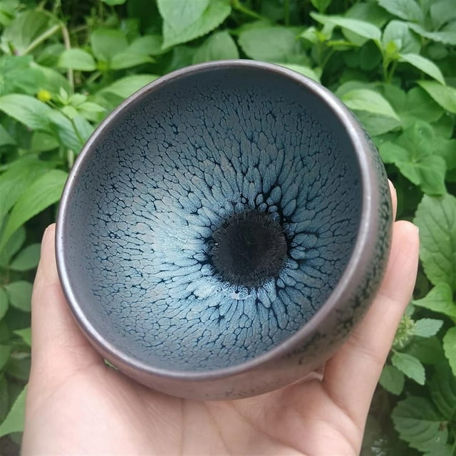Handmade Tenmoku Teacup With Great Spot Glaze By 1st Class Potter ...