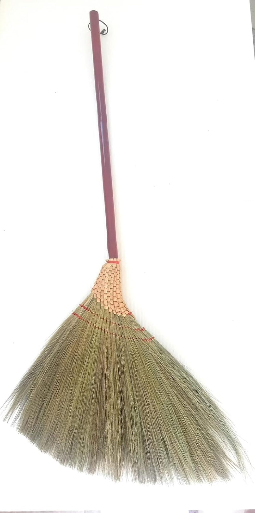 Handmade Traditional Natural Grass Broom with Telescopic Handle and ...
