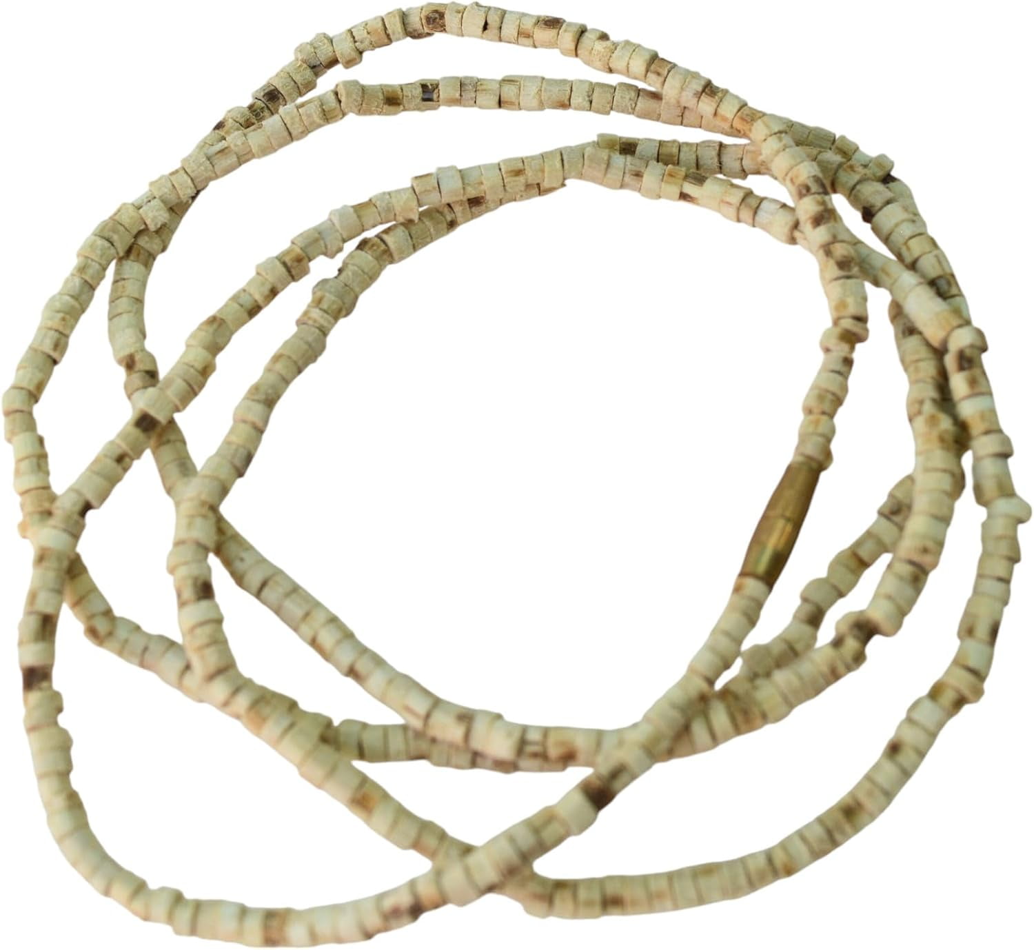 Handmade Tulsi Kanthi Mala Bead Necklace | Krishna Blessed Tulsi Wood Prayer Mala for Meditation ...