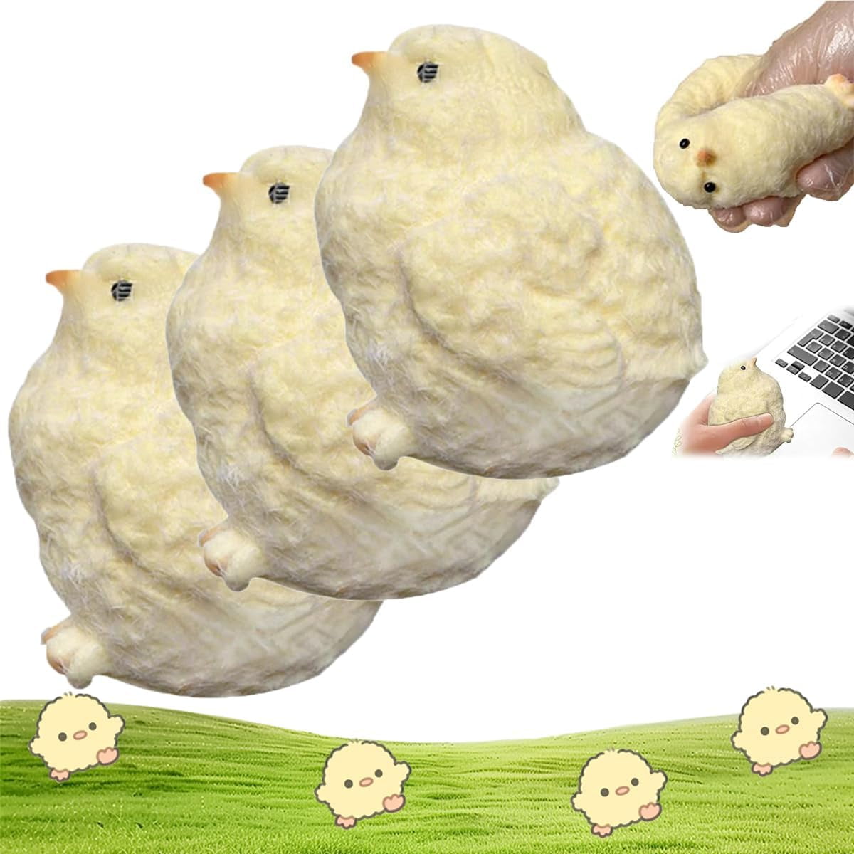 Handmade Ultra Soft Furry Chick Toy,Spiritukal Handmade Chick Taba ...