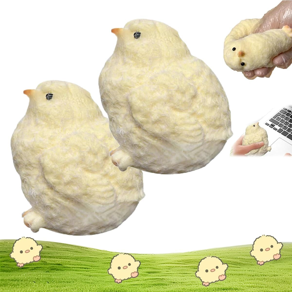 Handmade Ultra Soft Furry Chick Toy,Spiritukal Handmade Chick Taba ...