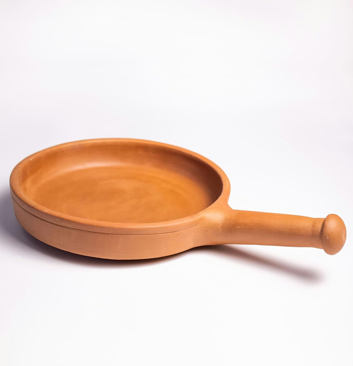 Handmade Unglazed Clay Fry Pan - Eco Friendly Earthen Terracotta Mitti ...