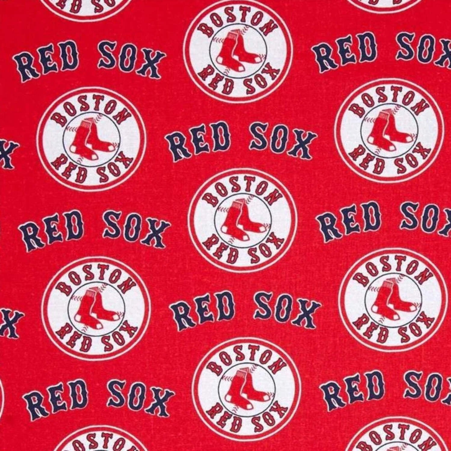 Handmade Valance or Curtain Panel Red Sox Solid Red - Walmart.com