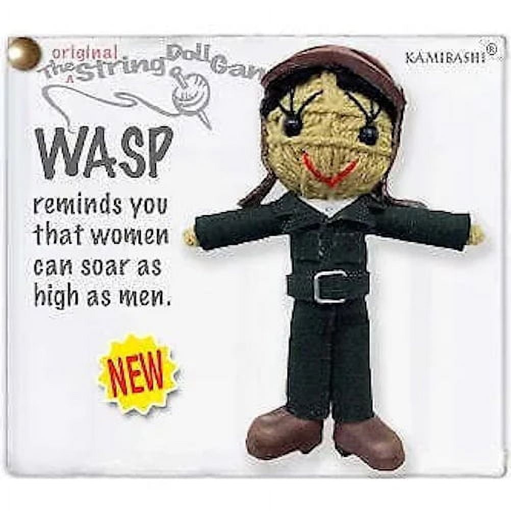 Handmade WASP (Women Airforce Service Pilot) String Doll WWII Aviation ...