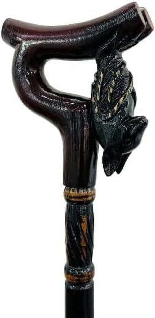 Handmade Walking Cane for Men and Women Vampire Bats Head Fashionable ...