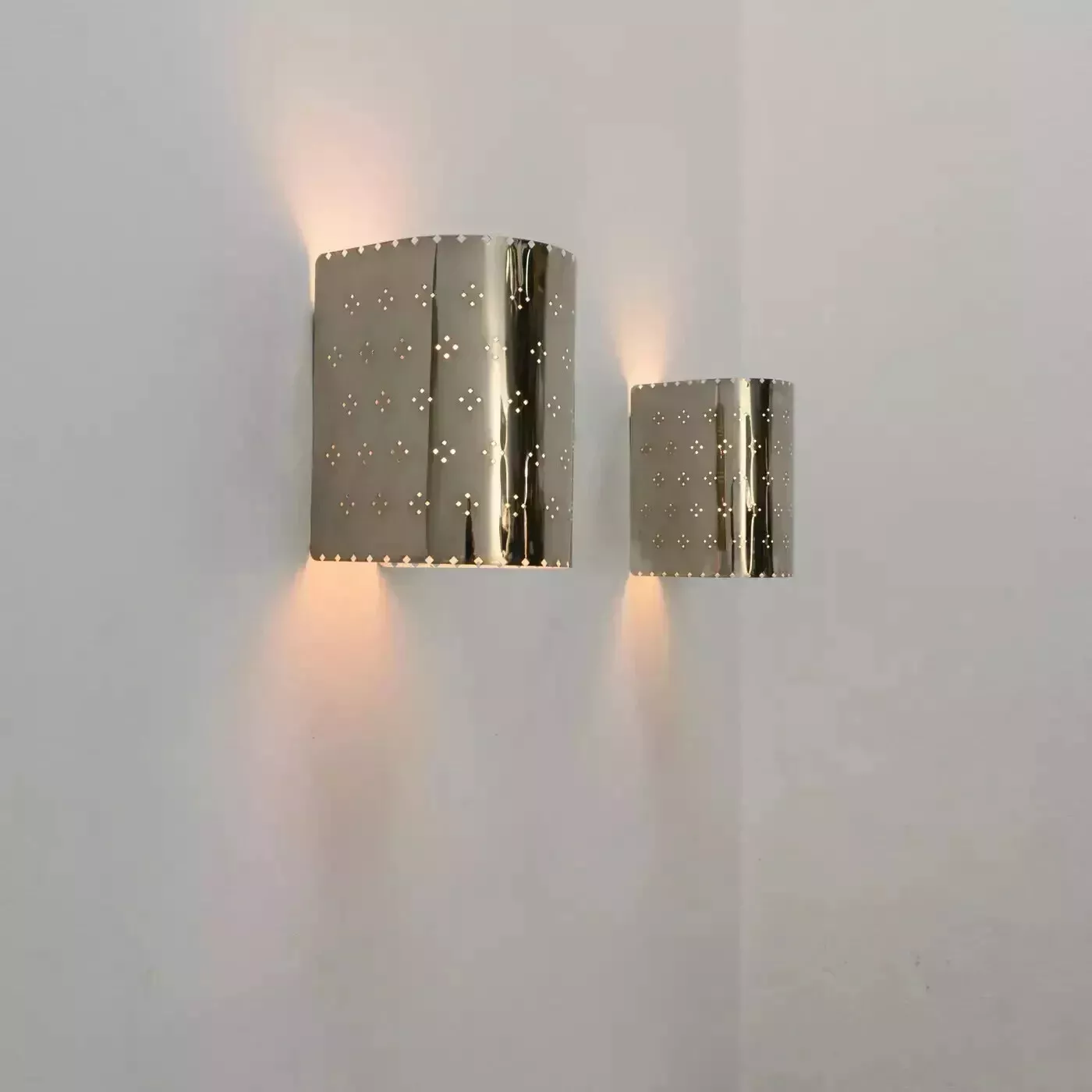 The Unique Art Handmade Wall Perforated Nickle Brass Unique Indoor ...