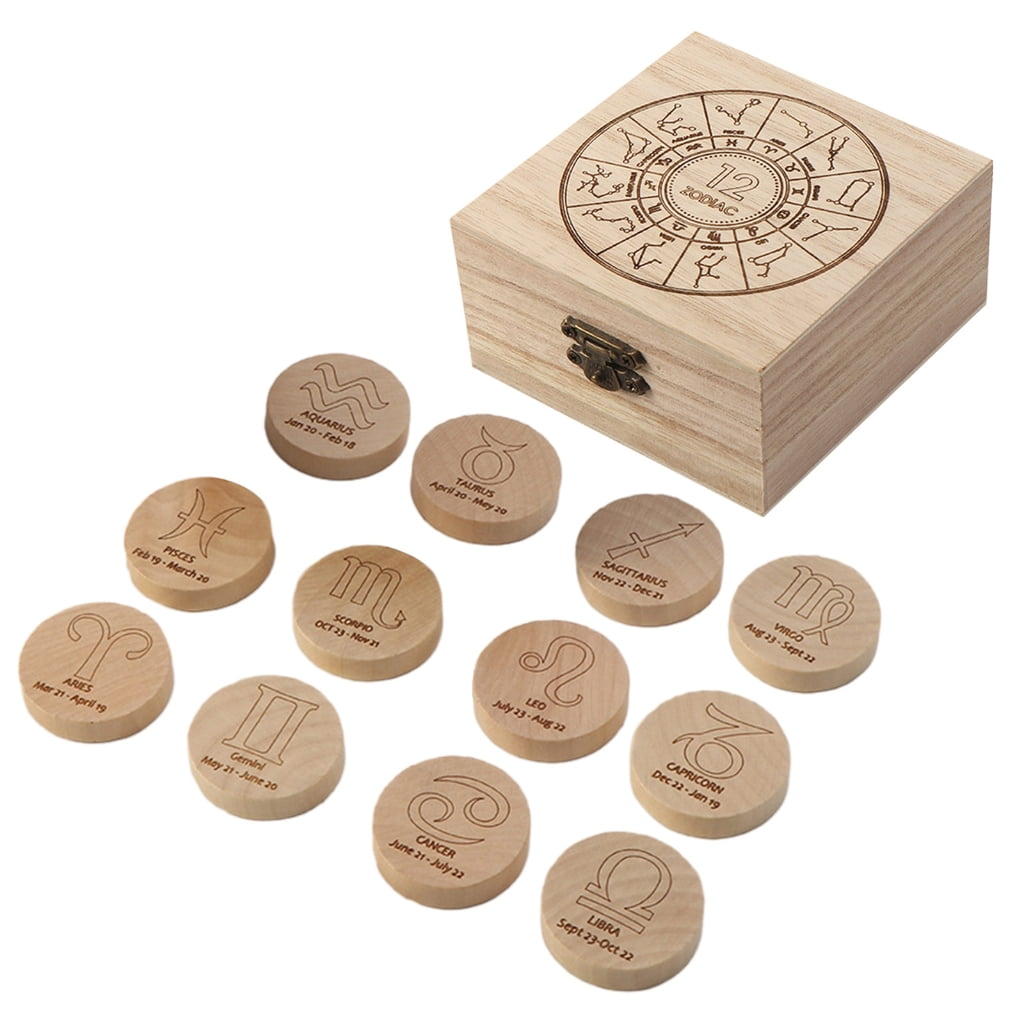 Handmade Wood Rune Divinations Game Props Board Game Family Nordic ...