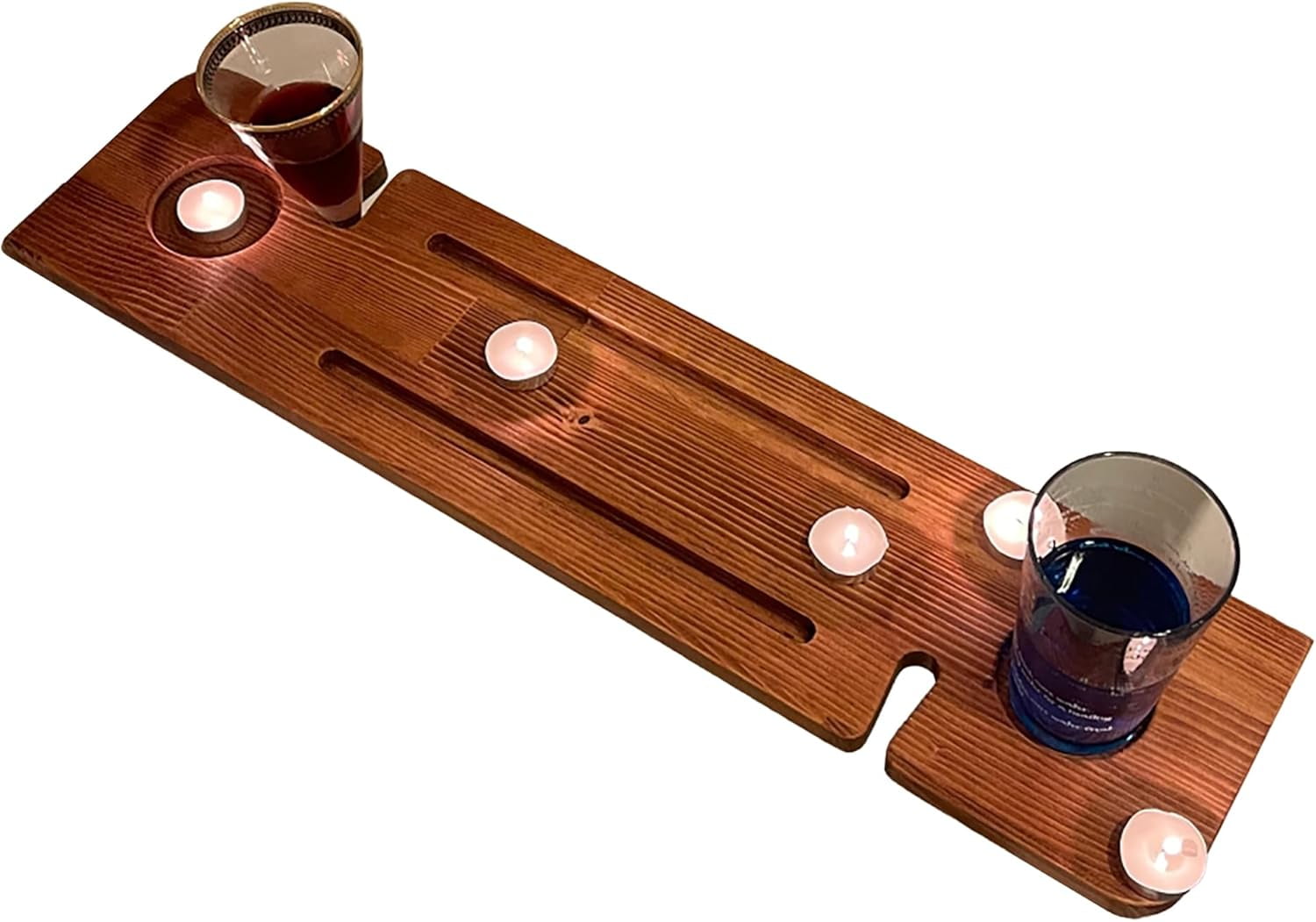 Handmade Wooden Bathtub Tray - 3 Different Size Options - Rustic ...